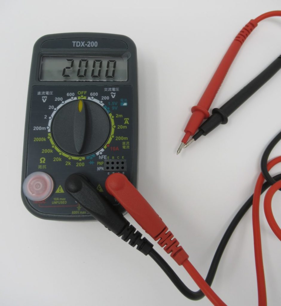 OHM(オーム電機) デジタルマルチテスター 普及型[TDX-200]の使用レビュー