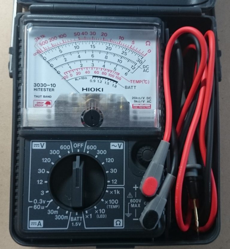 HIOKI（日置電機）ハイテスタ3030-10の使用レビュー